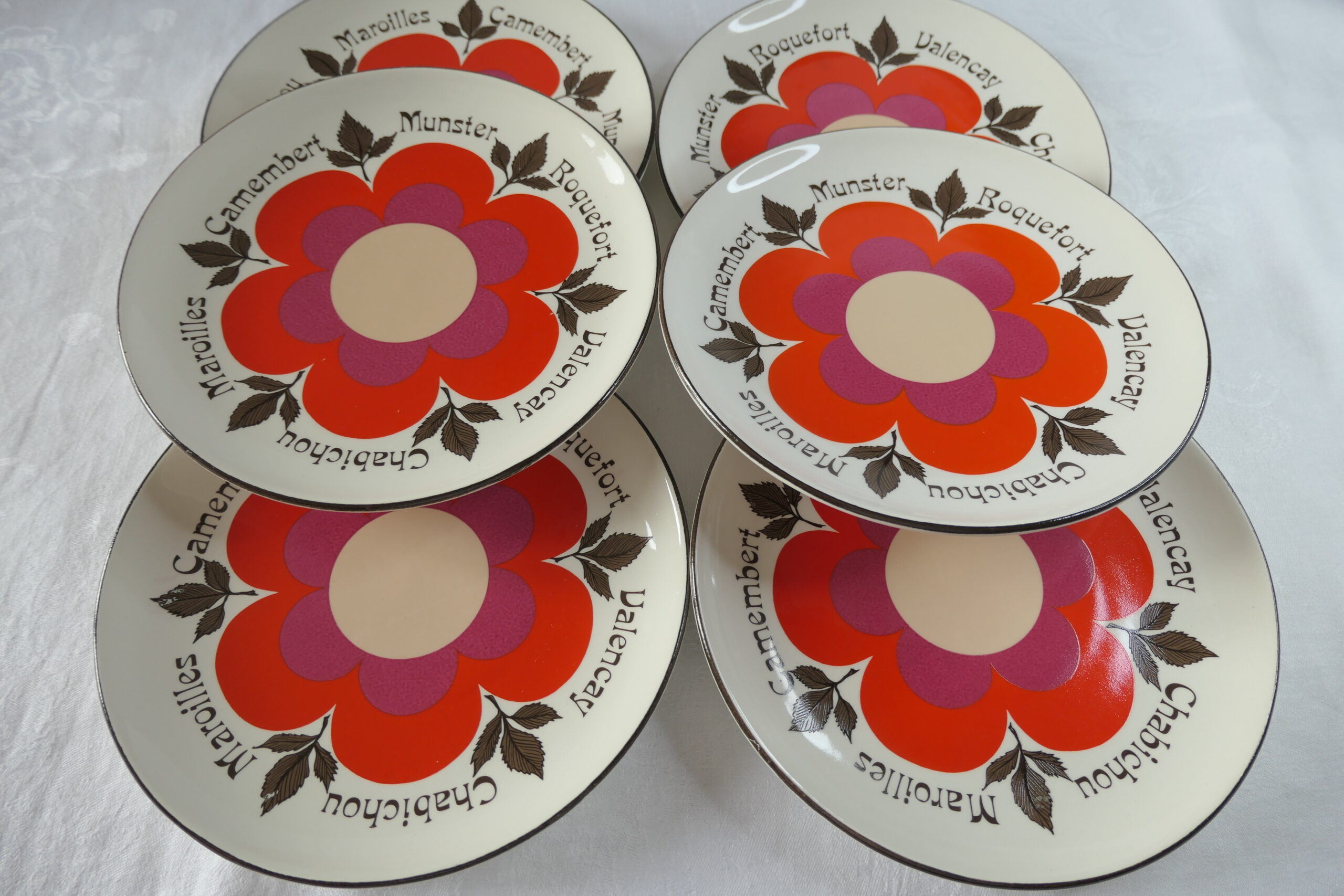 Assiettes à fromage Gien - Madame Vaisselle